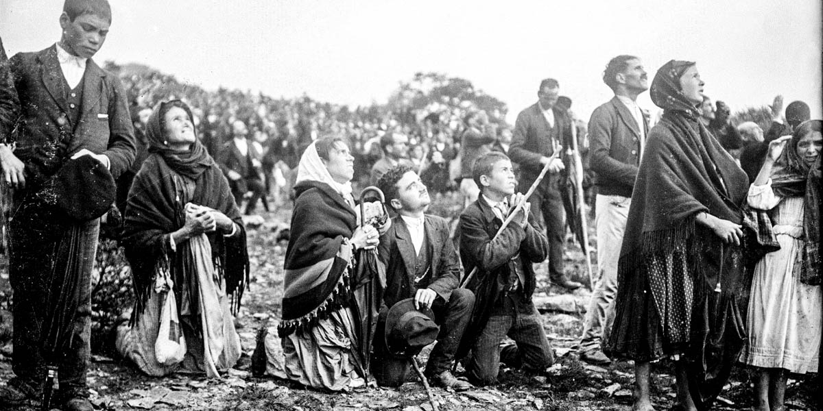 100 anos do Milagre do Sol realizado em Fátima