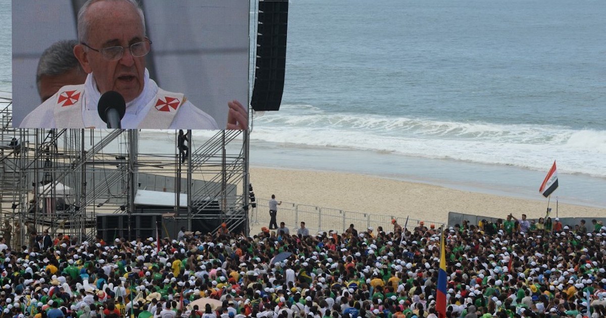 Papa lembra os 10 anos da JMJ do Rio de Janeiro